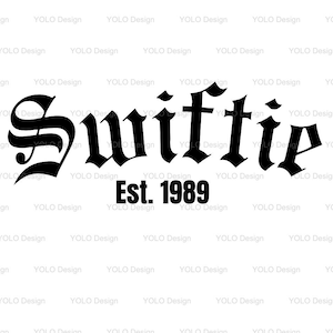 Taylor Swift PNG Digital Download, Swiftie Est 1989, Taylor Swiftie ...