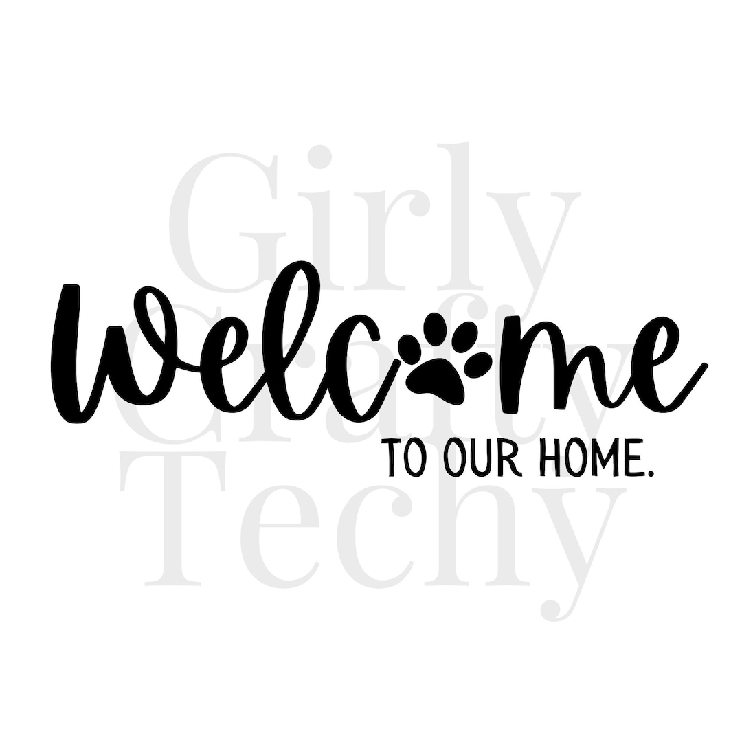 Welcome Pet SVG / PNG / JPG - Etsy