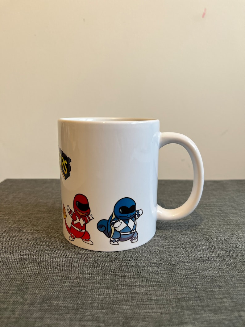 Pokemon Mighty Morphin Power Rangers Mug, Cartoon, Iconic Characters ...