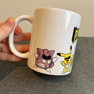 Pokemon Mighty Morphin Power Rangers Mug, Cartoon, Iconic Characters ...