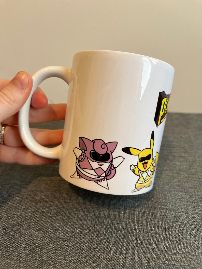 Pokemon Mighty Morphin Power Rangers Mug, Cartoon, Iconic Characters ...