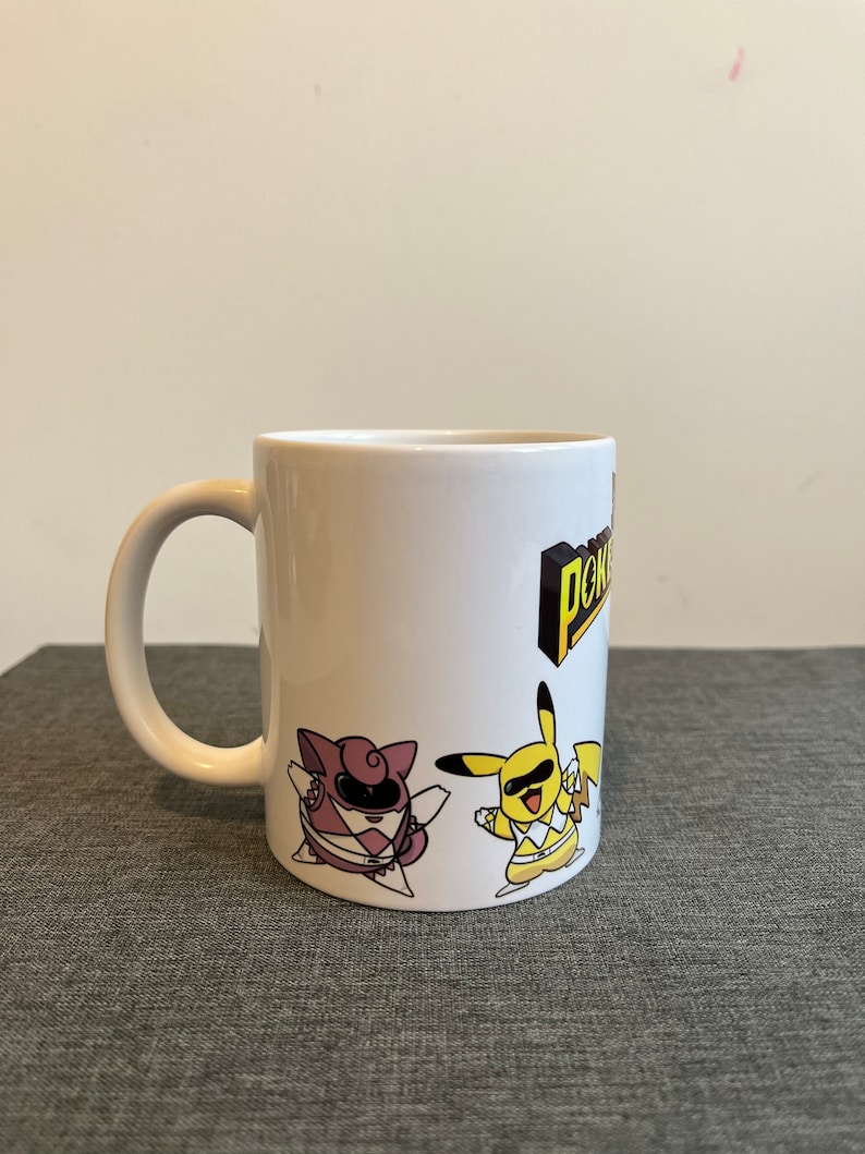 Pokemon Mighty Morphin Power Rangers Mug, Cartoon, Iconic Characters ...