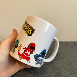 Pokemon Mighty Morphin Power Rangers Mug, Cartoon, Iconic Characters ...