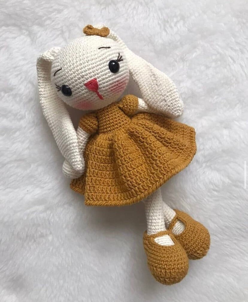 Amigurumi Rabbit Rabbit Doll Amigurumi Crochet Rabbit Toy - Etsy