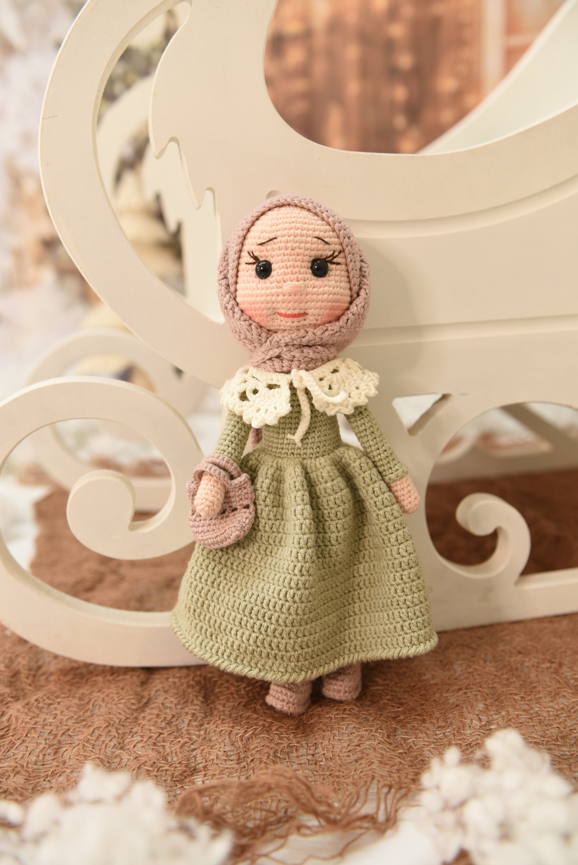 Crochet Hijab Doll, Amigurumi Muslim Doll, Crochet Amigurumi Doll for ...