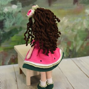 Amigurumi Doll Watermelon, Watermelon Doll, Amigurumi Princess Doll ...