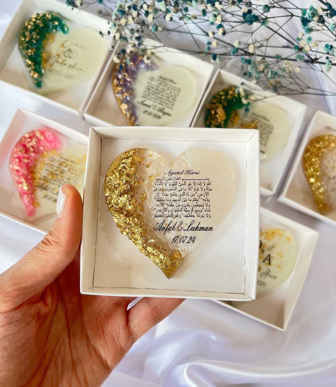 Islamic Wedding Nikah Favor, Custom Fridge Magnets, Ayatul Kursi Magnet ...