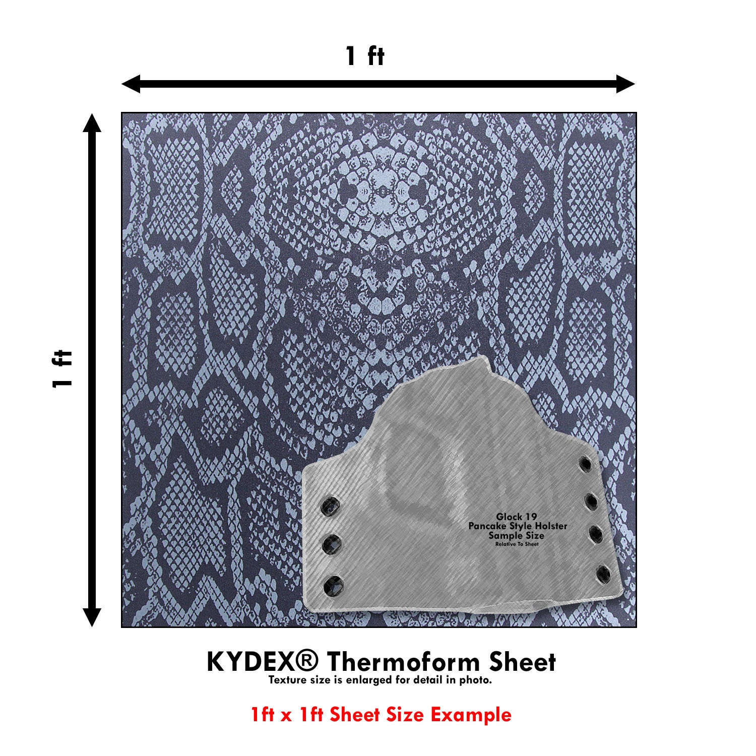 KYDEX Infused Thermoform Sheet Liquid Metal glossy - Etsy