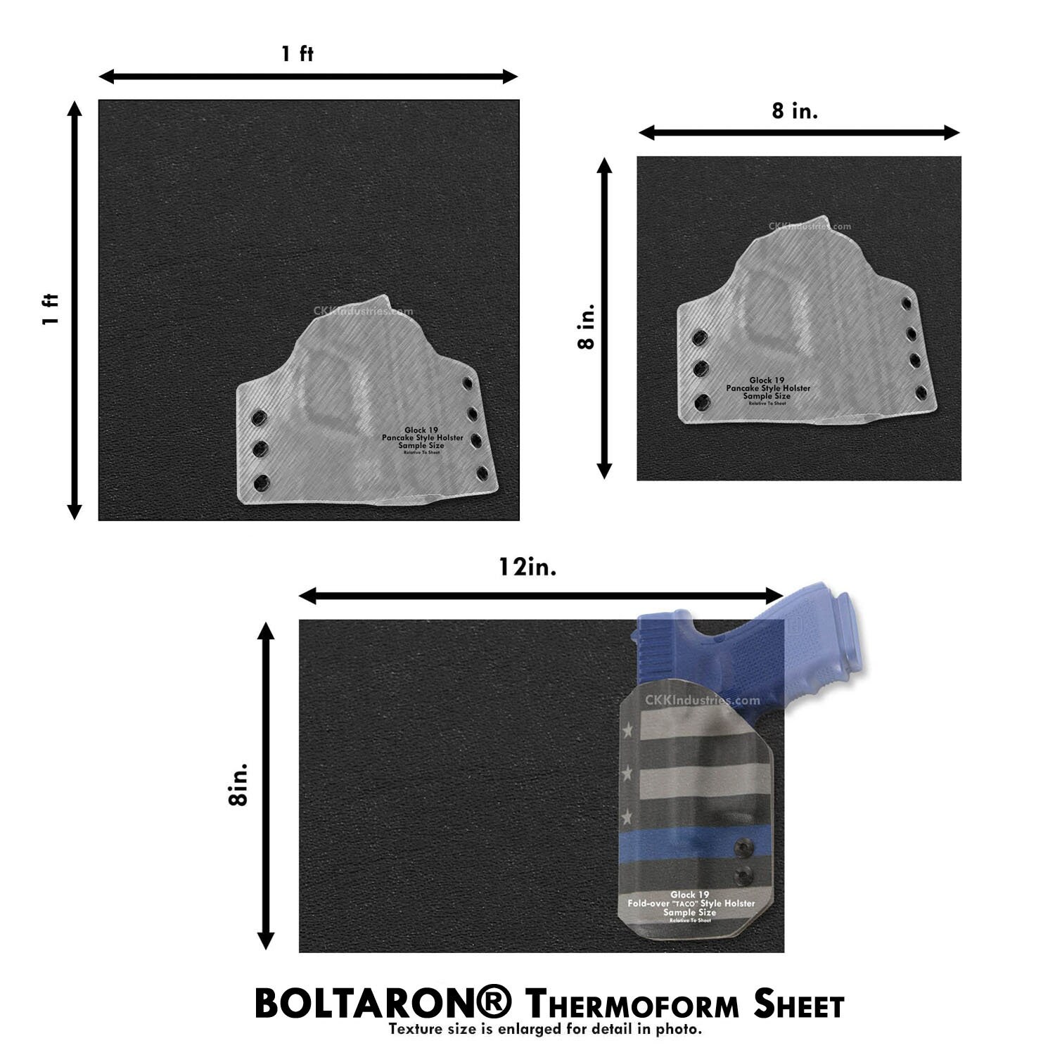 BOLTARON Thermoform Sheet black Various Sizes and - Etsy