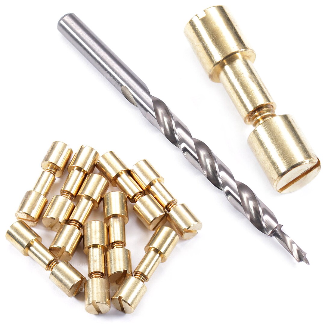 Corby Bolt Fasteners (10 Pack) With Step Drill for DIY Handles & Knife ...