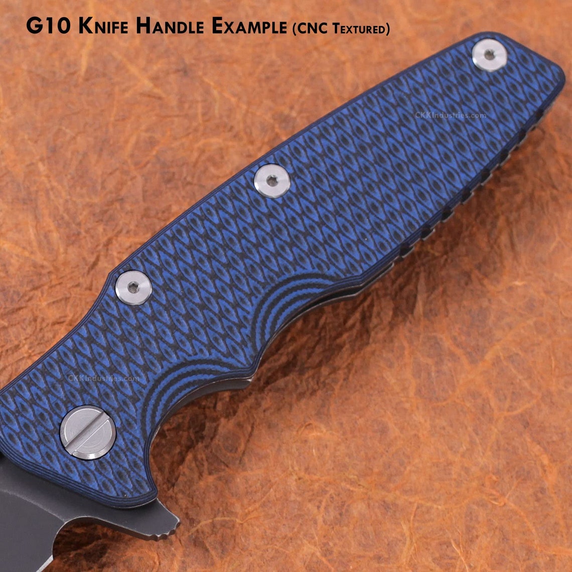 G10 Knife Handle Material brick/black USA Made for - Etsy