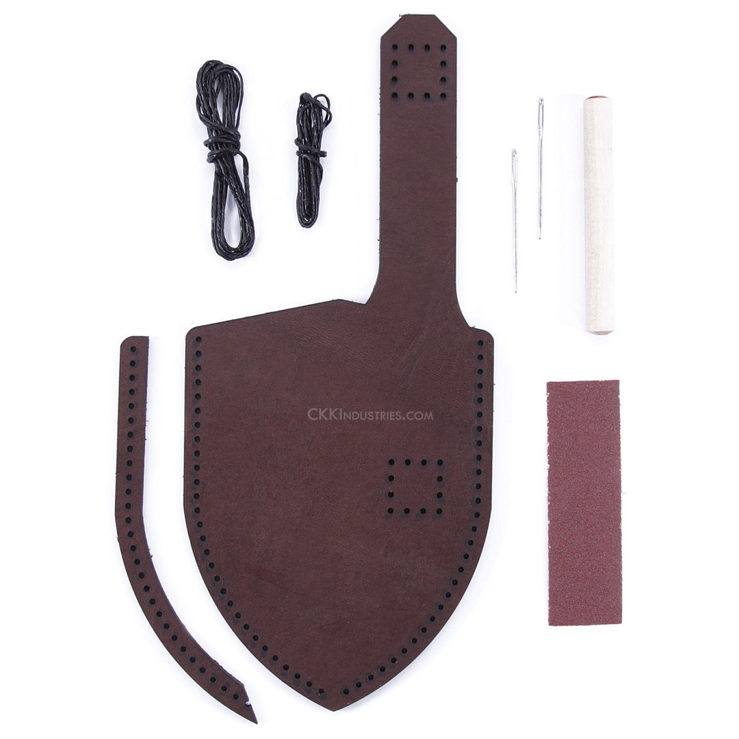 Leather DIY Knife Sheath Making Kit - (fits up to 5.0 Inch Blades) - 8 ...