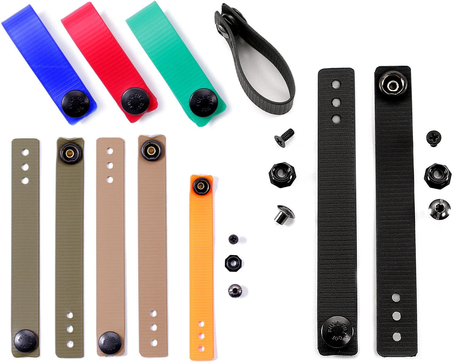 IWB Soft Loops Rubberized Nylon Multi Colors with Snap and Base sold in ...