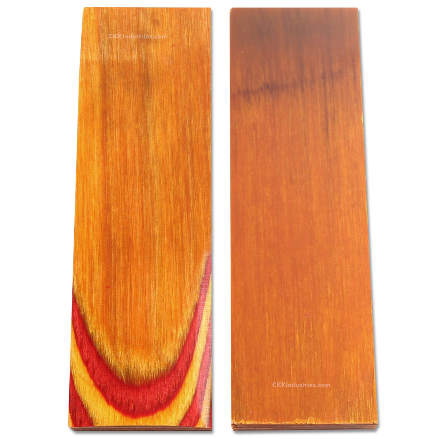 Dymalux Knife Handle Scale Set layered Wood mickey D light Brown ...