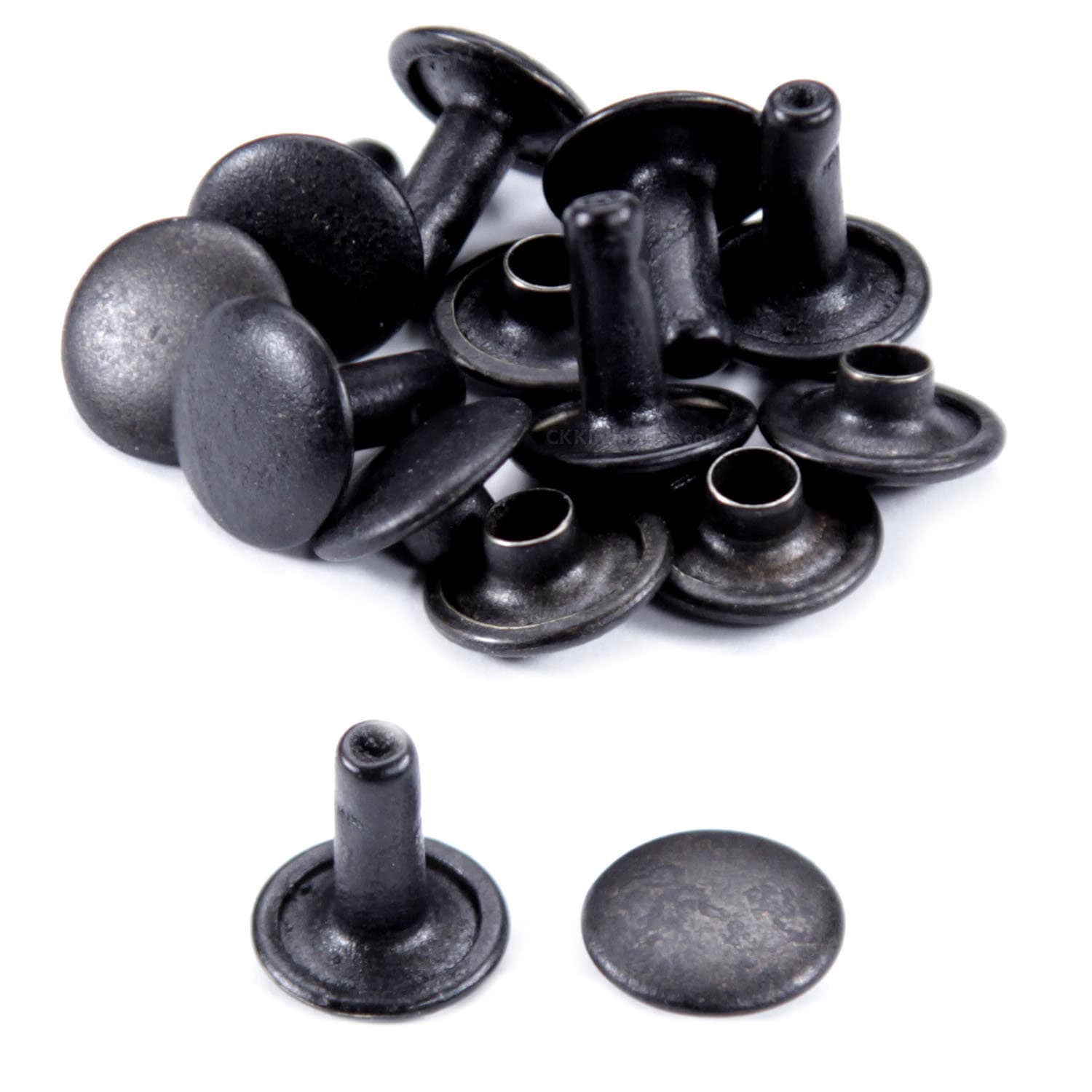 DIY Hybrid Holster Making Kit KYDEX black Cowhide Leather Backer black ...