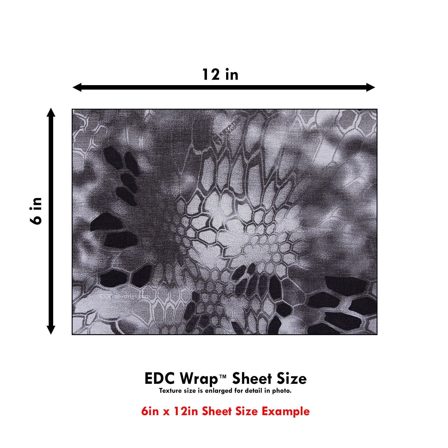 EDC Wrap Adhesive Fabric Wrap Cordura 500D kryptek® Raid Multiple Sizes ...