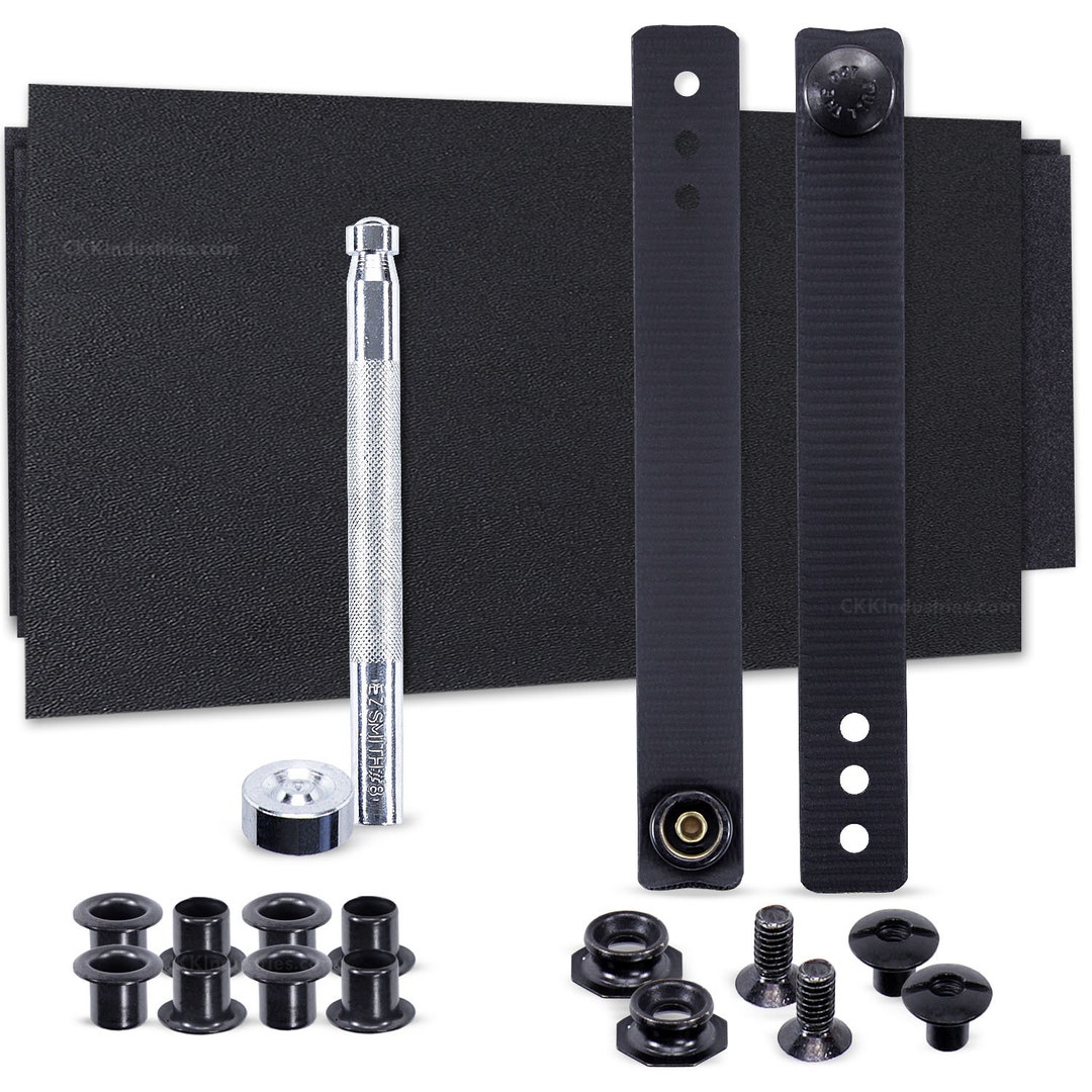 DIY Sheath Making Kit - 1-piece Design - KYDEX® - Black - (w/iwb Soft ...