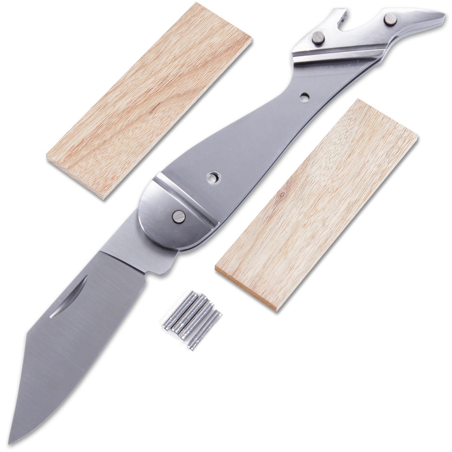Lady Slipper Slipjoint Folding Knife Making Kit USA Design handle Combo ...