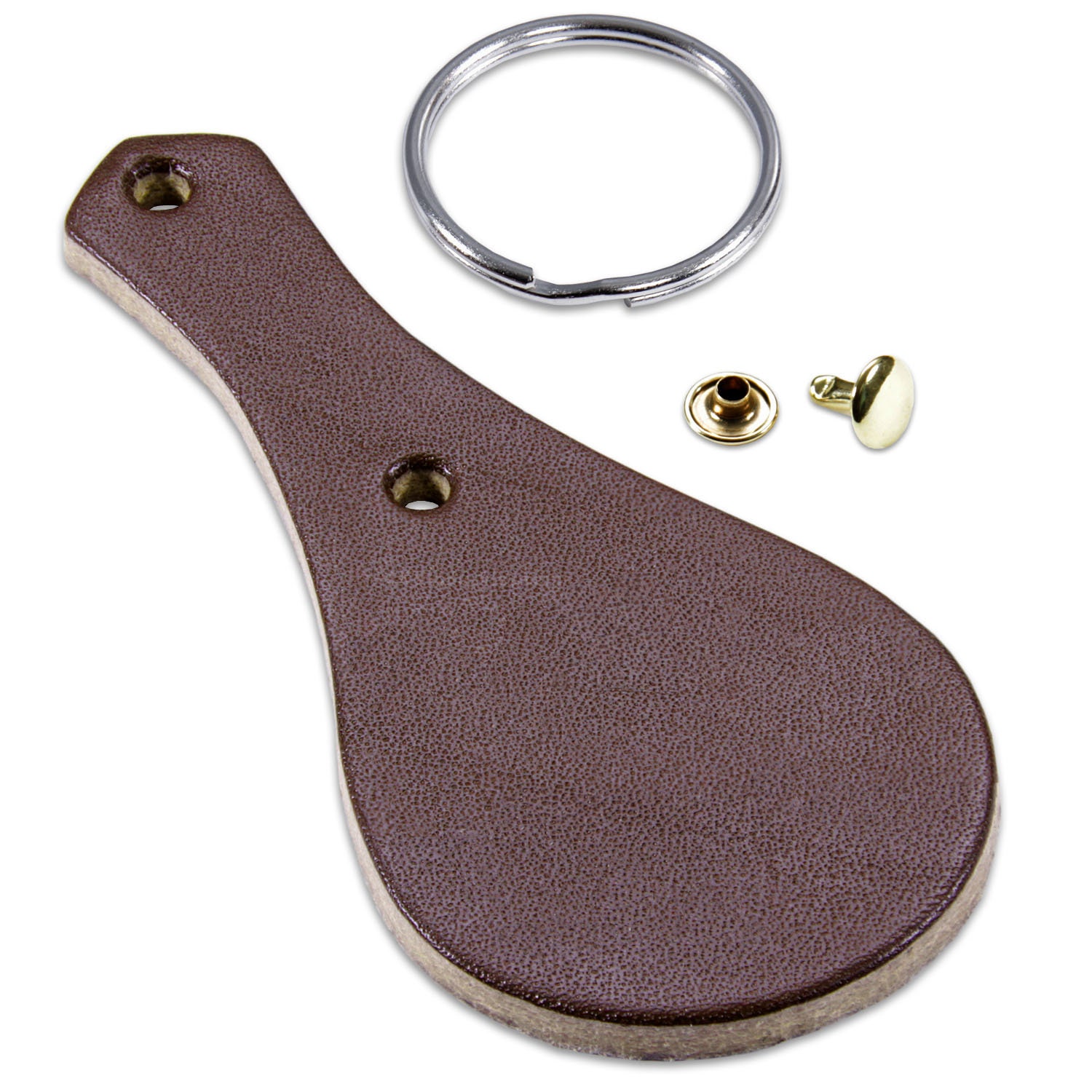 Leather Key Fob Kits Natural Cowhide Leather 8-9oz Variety of Color ...