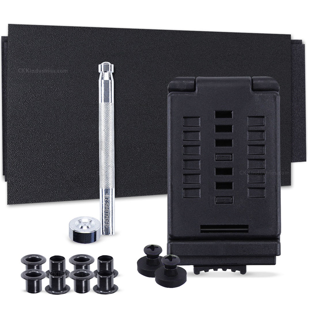 DIY Sheath Making Kit - 1-piece Design - KYDEX® - Black - (w/dcl Belt ...