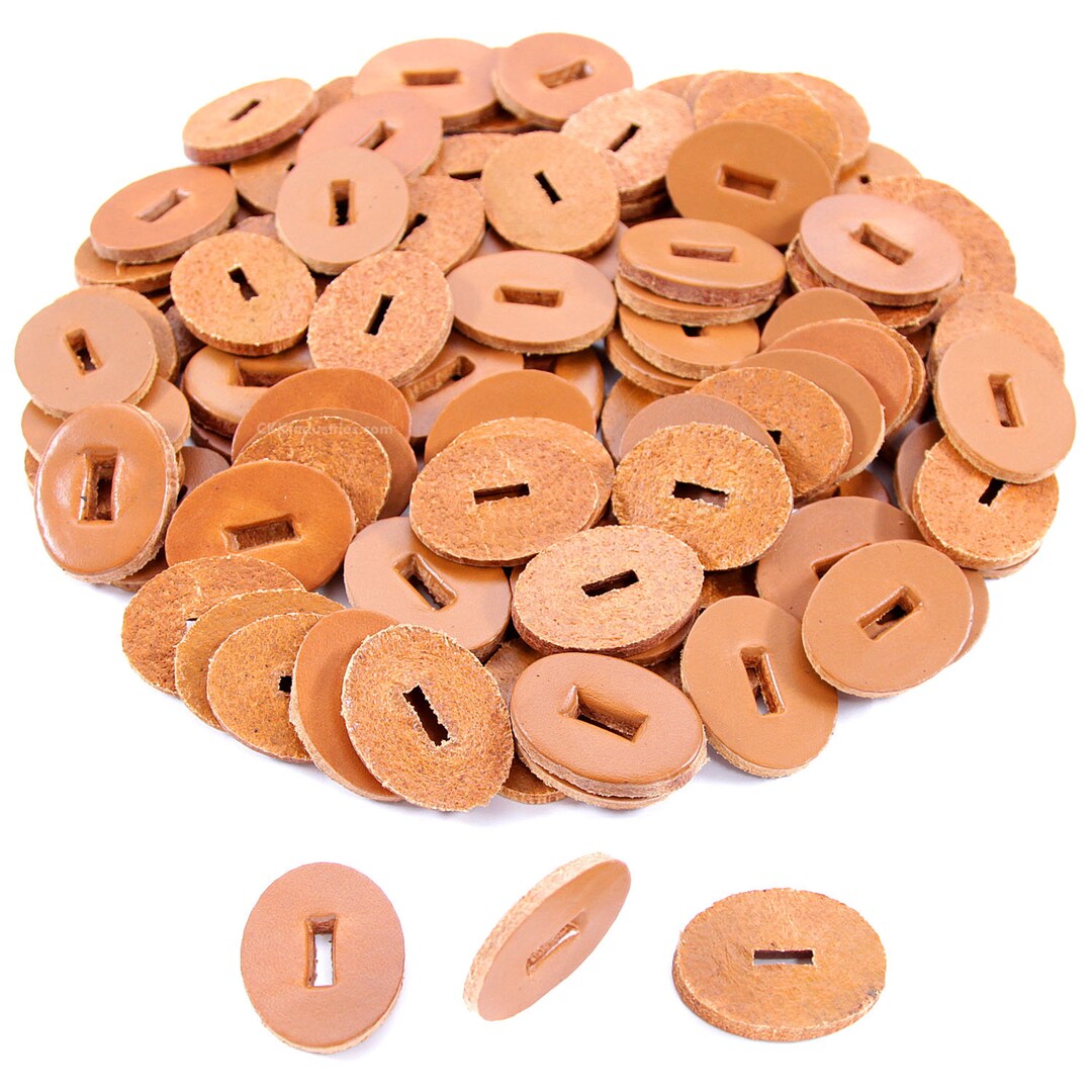 Cowhide Leather Handle Washers - Oval - (1.30 X 1.00 X .125) - (london ...