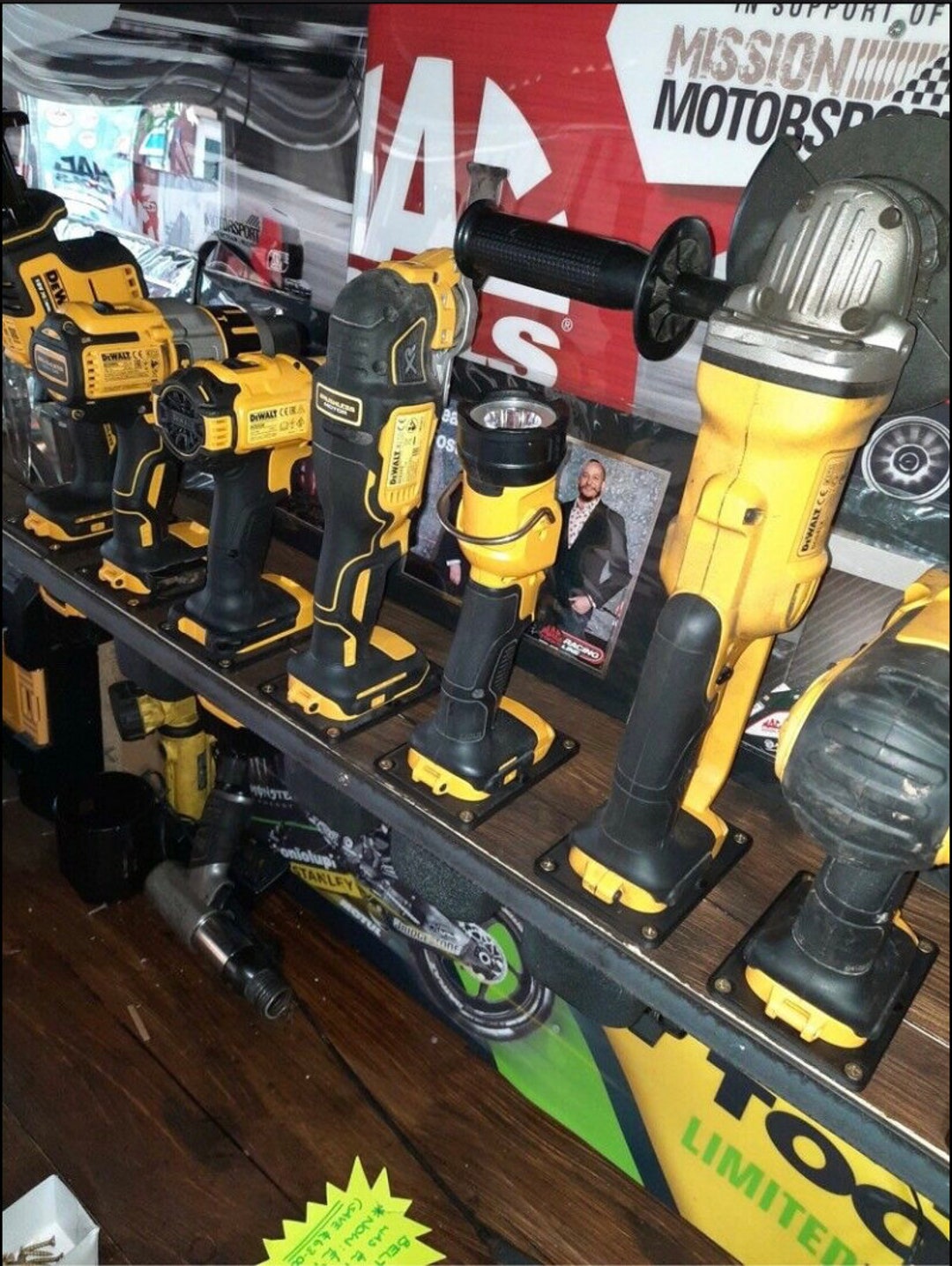 Dewalt 18V Power Tool Mount Holder Mac Tools and Dewalt - Etsy