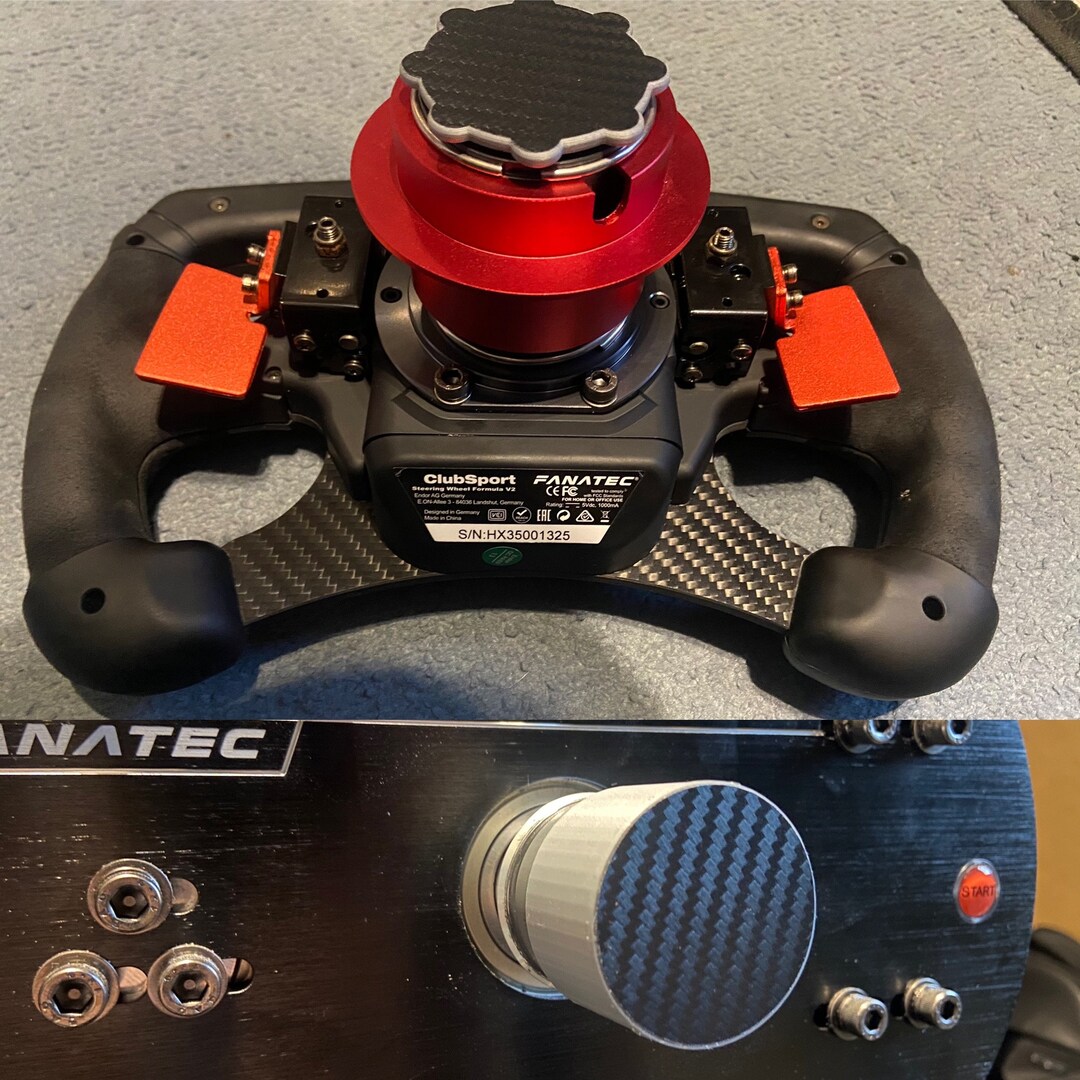 Fanatec Steering Wheel Base Dust Cover / Fanatec Steering Wheel Rim ...