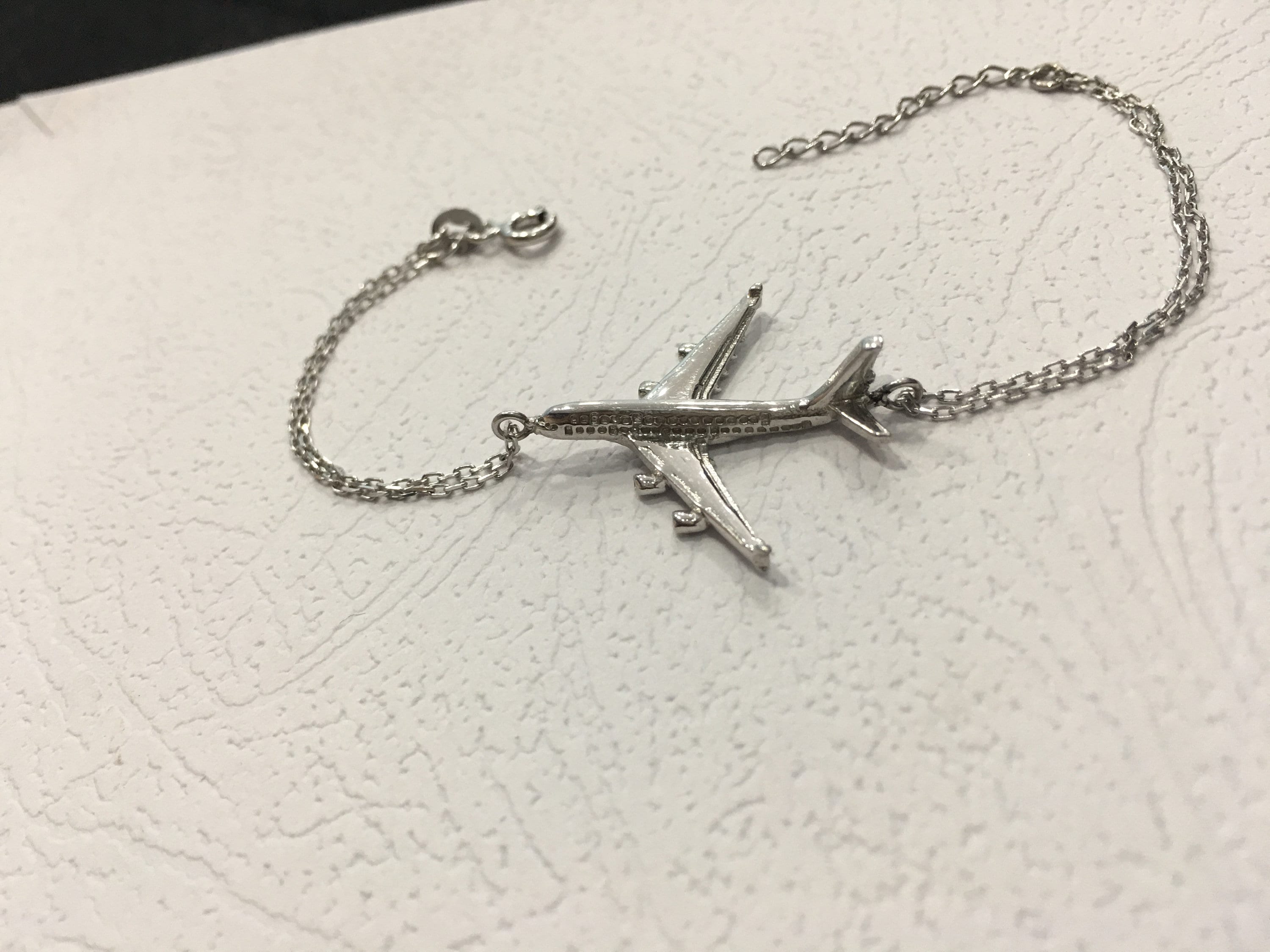 Airbus A380 Silver Bracelet - Etsy