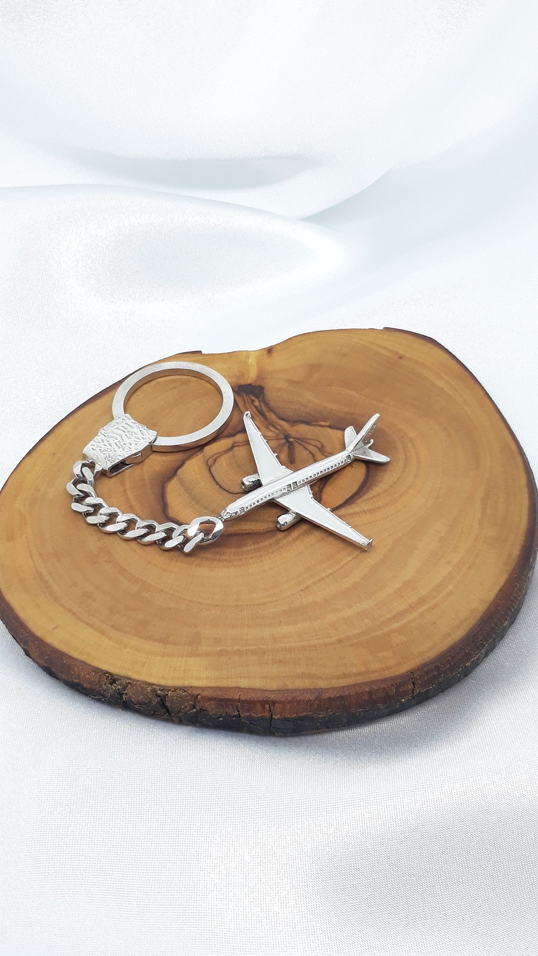 Airbus A320 Silver Key Chain - Etsy