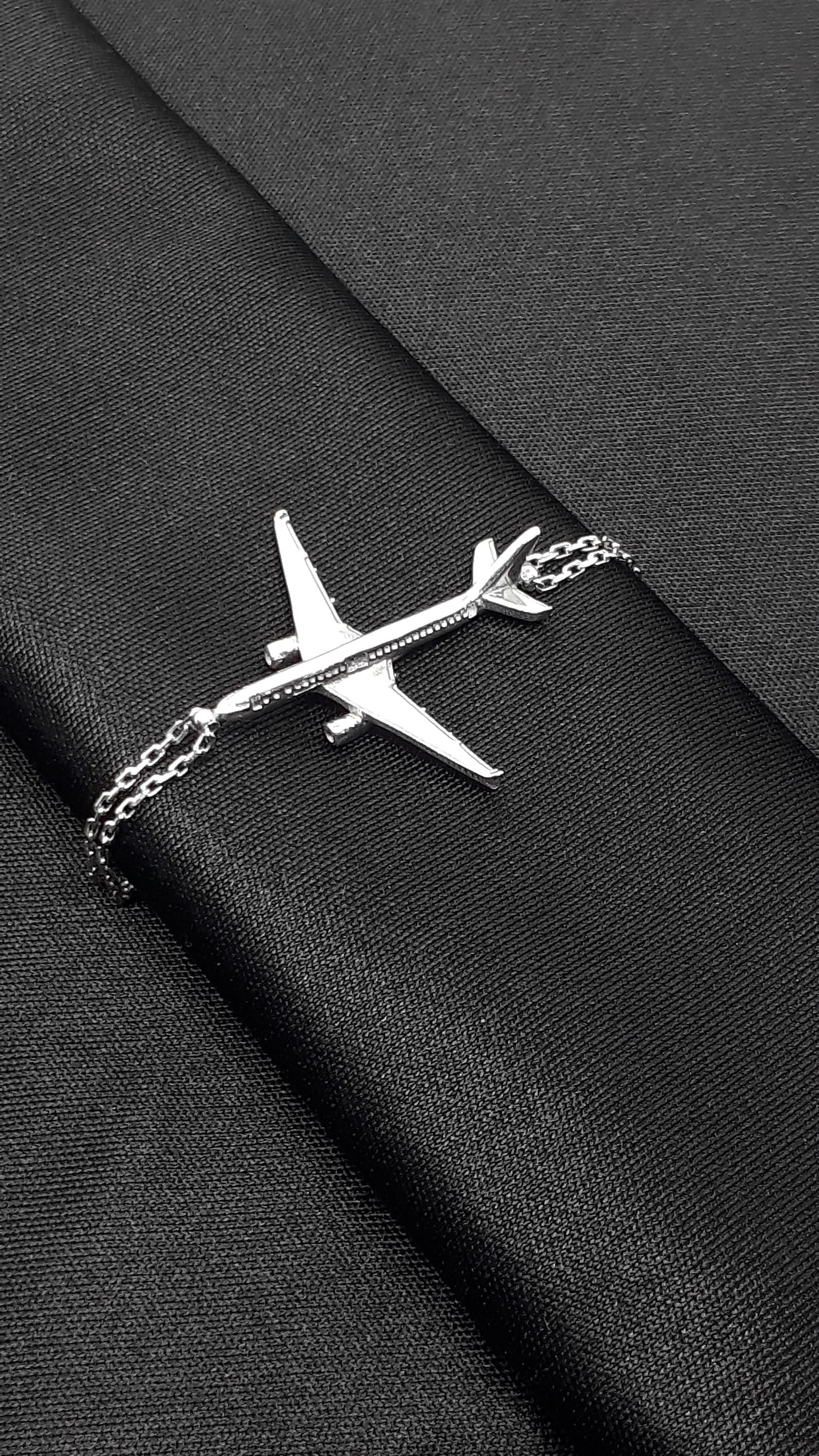 Airbus A320 Silver Bracelet - Etsy