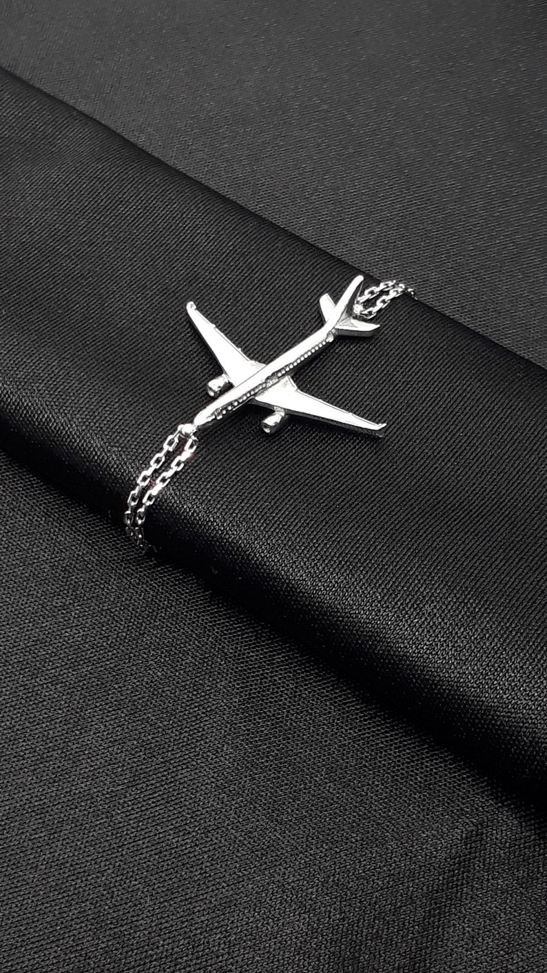 Airbus A320 Silver Bracelet - Etsy
