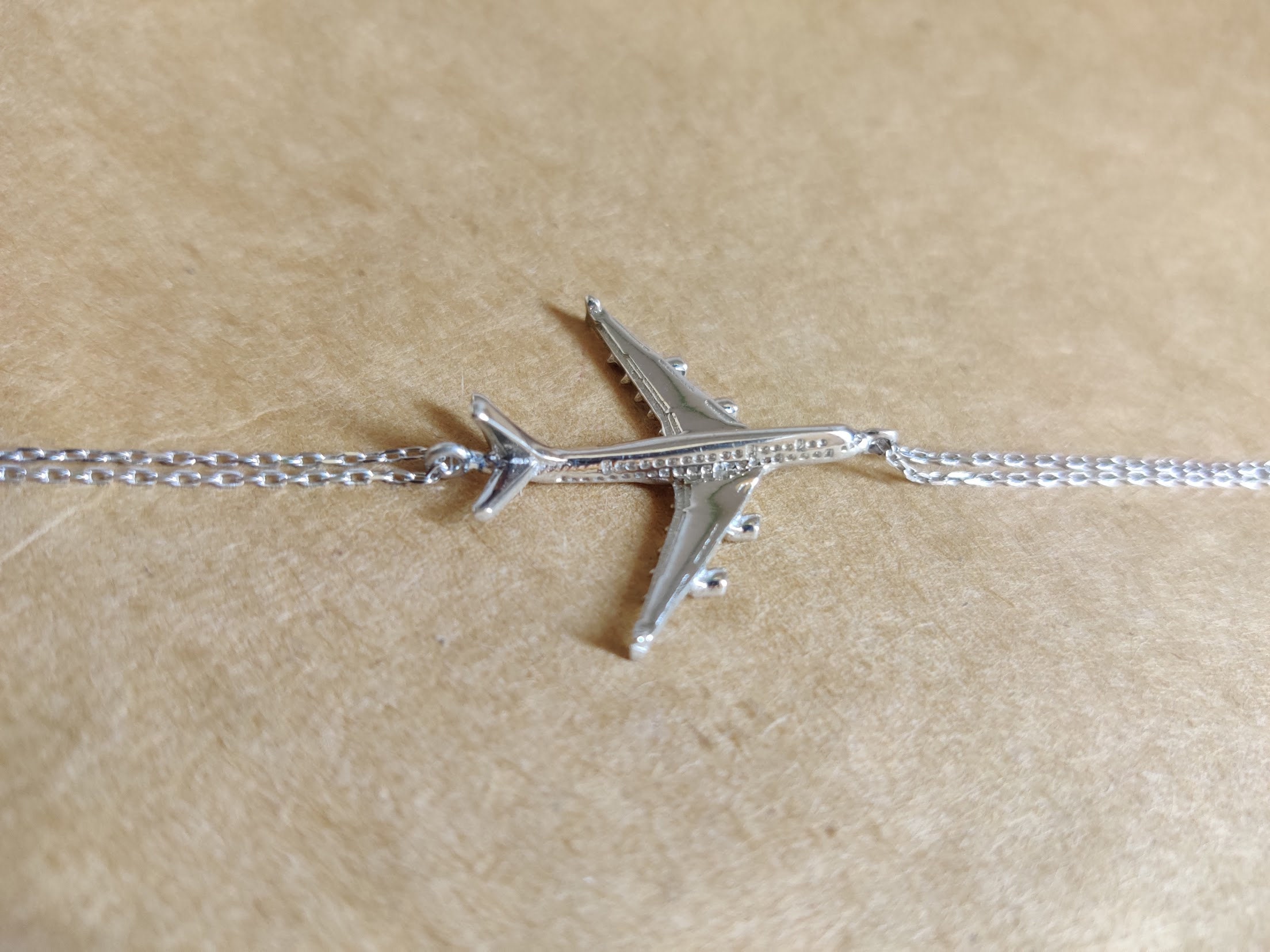Airbus A380 Silver Bracelet - Etsy