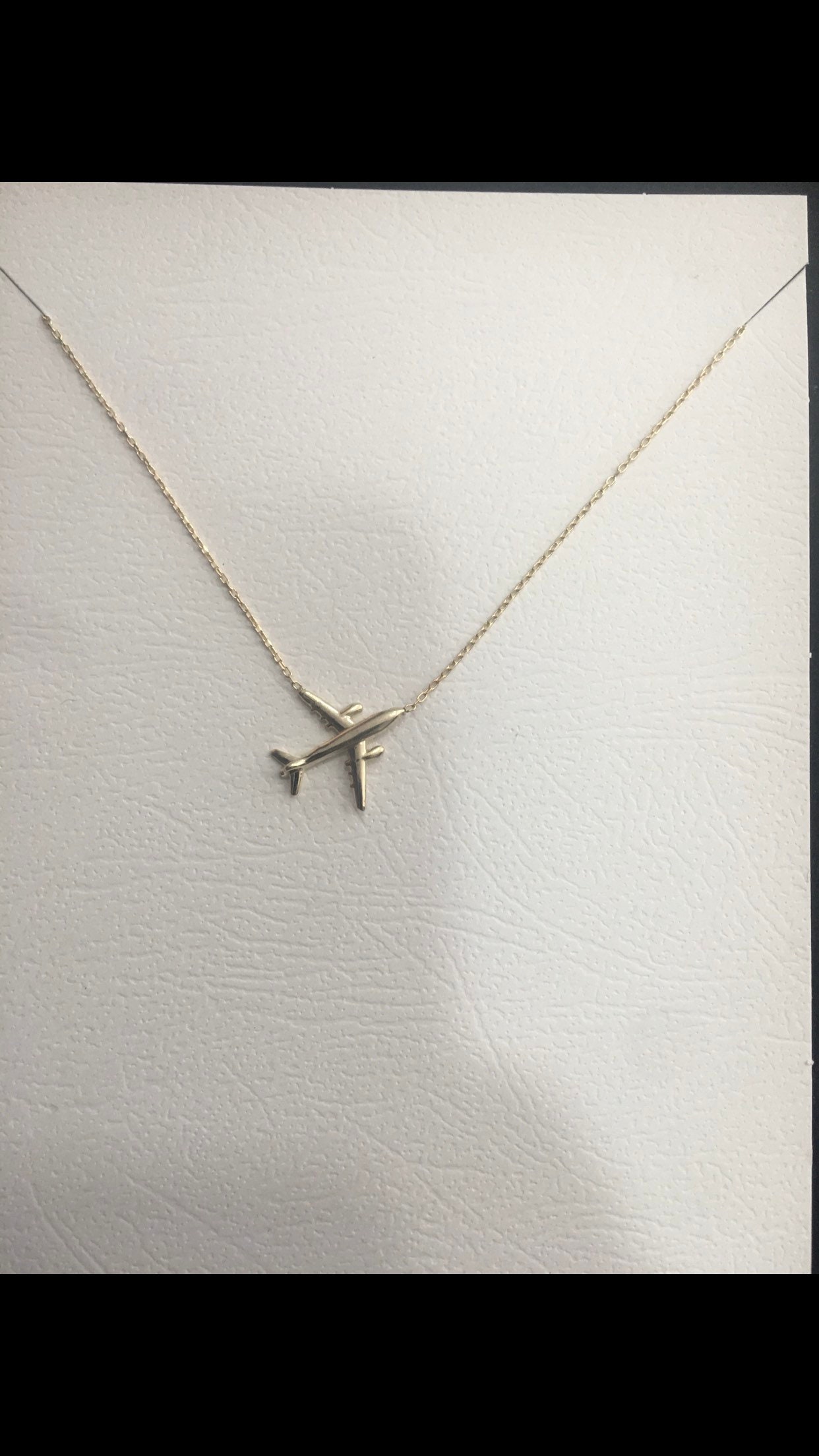 Airplane Necklace Silver Airplane Necklace - Etsy