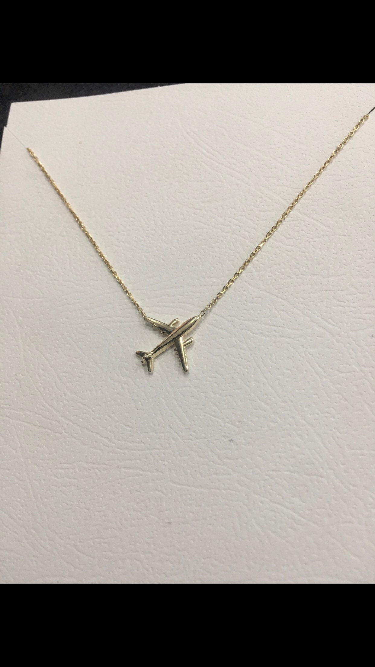 Airplane Necklace Silver Airplane Necklace - Etsy