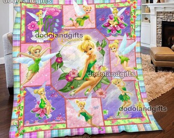 Tinker Bell Fleece Blanket - Etsy