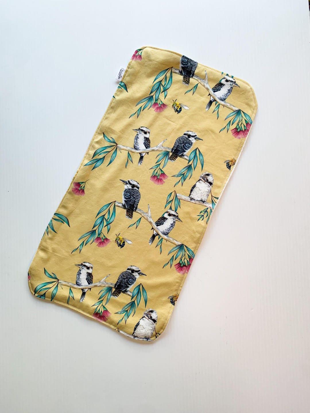 Burp Cloth Kookaburra, Australian Native Animal. Baby Burp Cloth ...