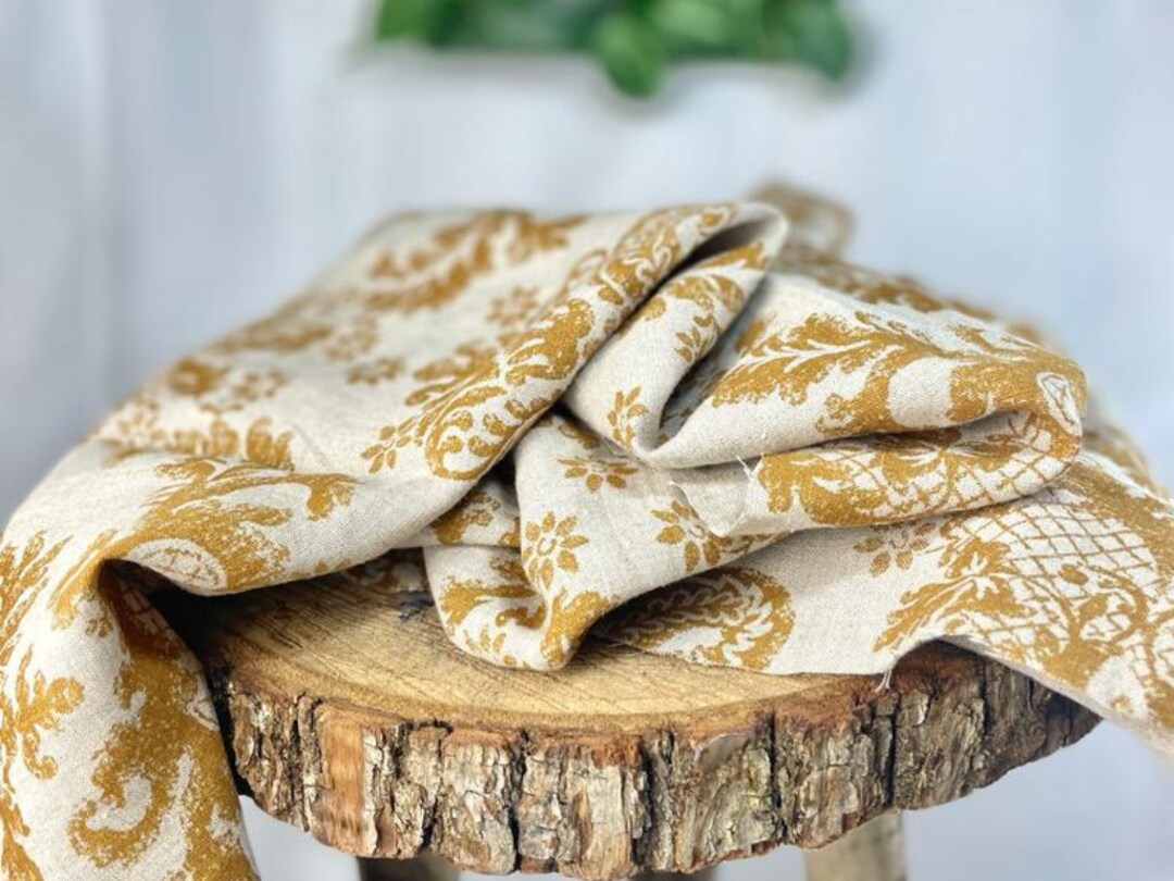 100% Gold Linen Fabric, Fine Linen Cut to Size, Linen for Clothing - Etsy