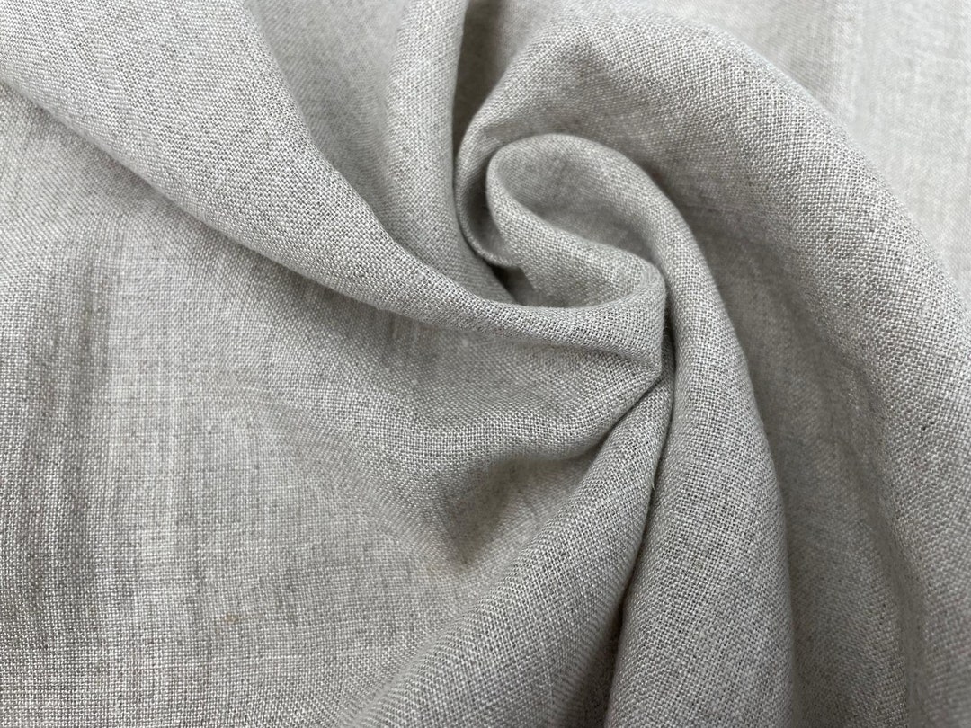 100% ècru Linen Fabric, Linen by the Meter Cut to Measure, Linen for ...