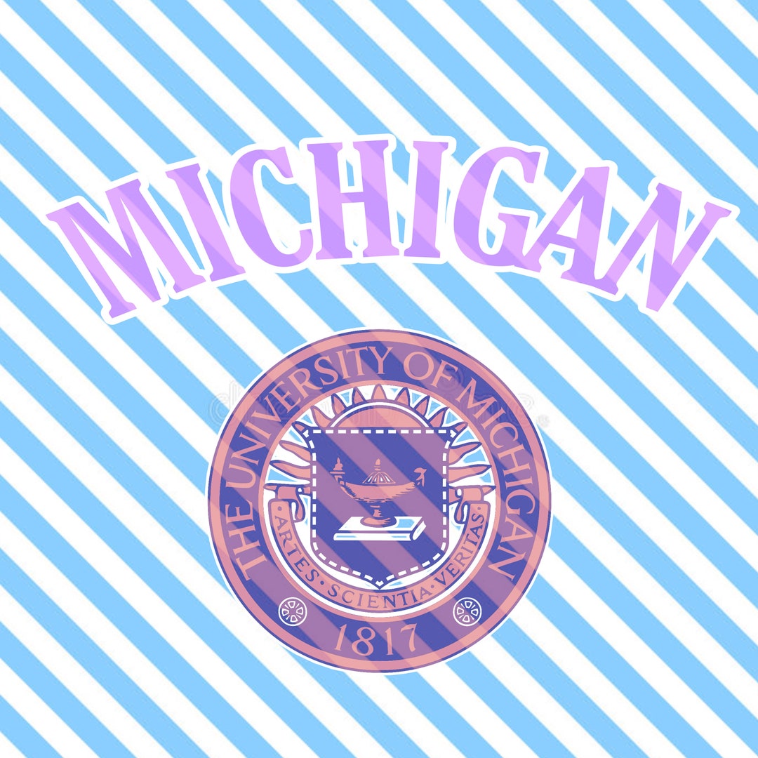 University Logo Michigan - Etsy