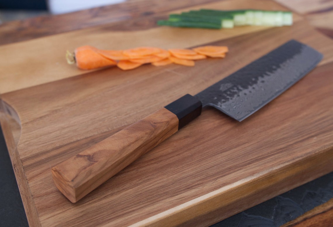 Shapu Knives Olive Wood Handle 3 Piece Set - Etsy