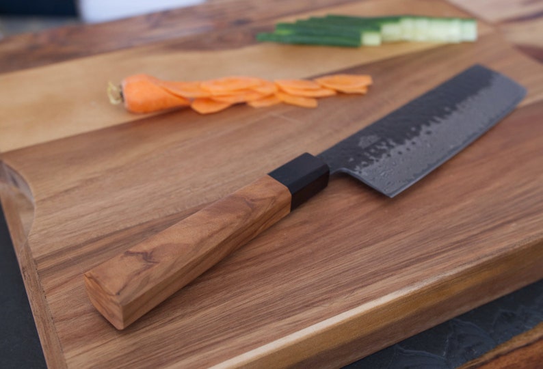 Shapu Knives Olive Wood Handle 3 Piece Set - Etsy