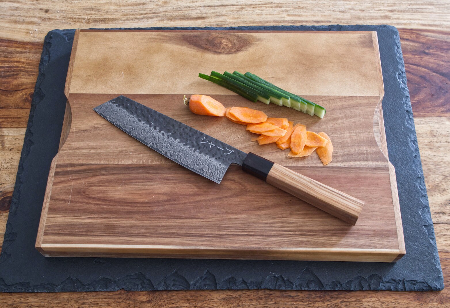 Shapu Knives Olive Wood Handle 3 Piece Set - Etsy