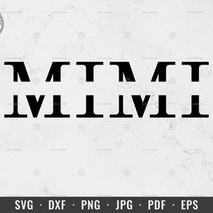 Mimi svg, Mimi Split Monogram svg, Mimi Name Frame svg, Muttertag svg ...