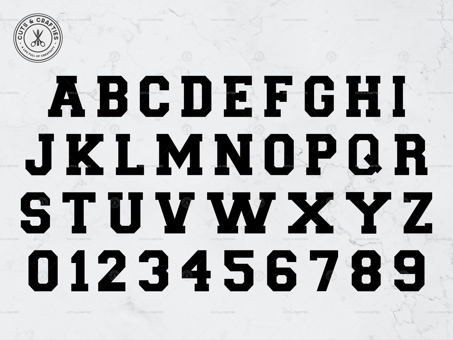 Varsity Svg, Solid Varsity Alphabet Svg, Sports Characters Svg, College ...