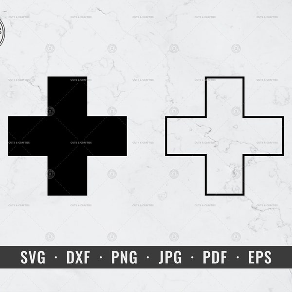 First Aid Cross Stencil - Etsy