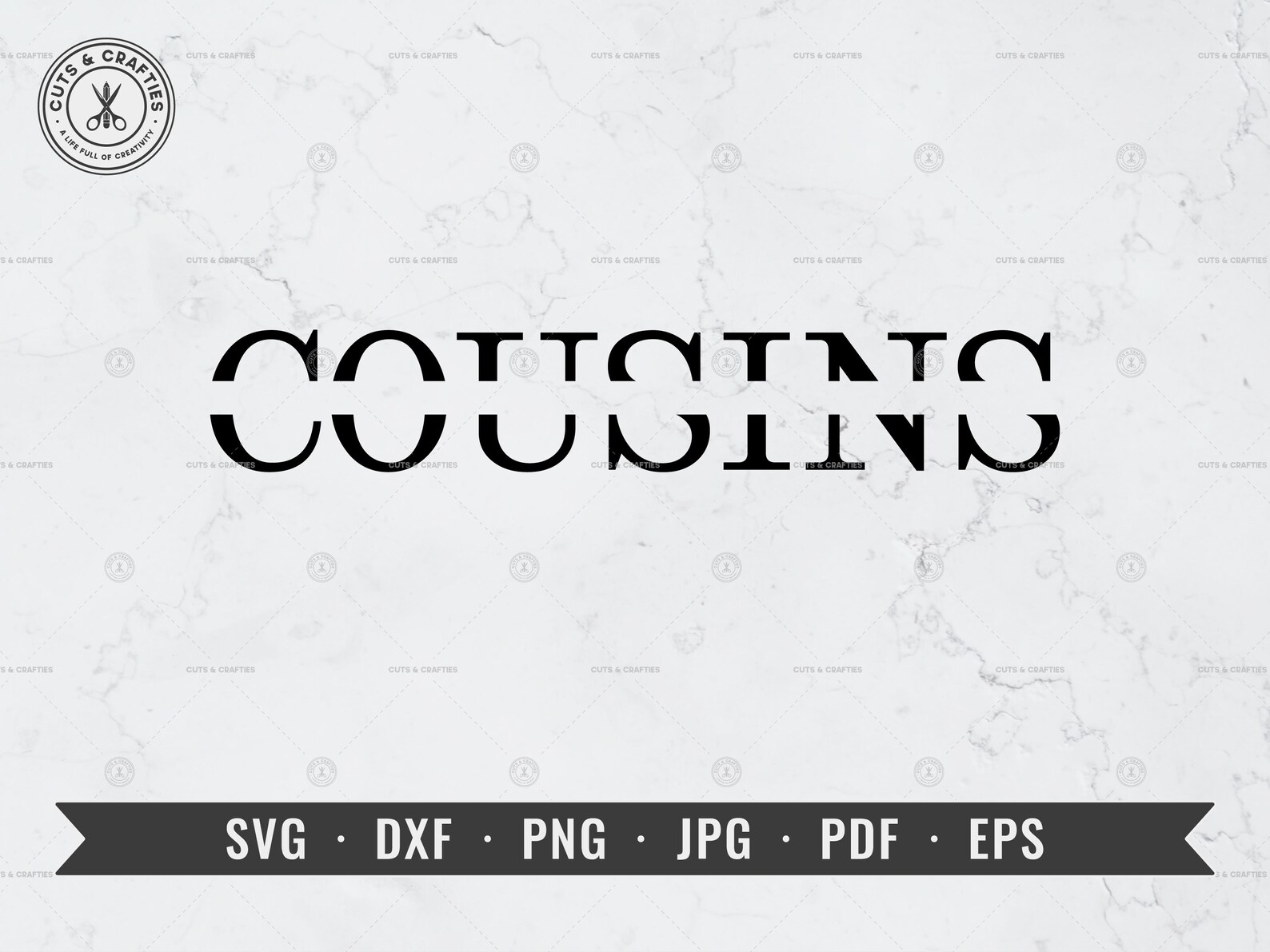 Cousin Svg, Cousins Split Monogram Svg, Cousin Crew Svg, Family Svg ...
