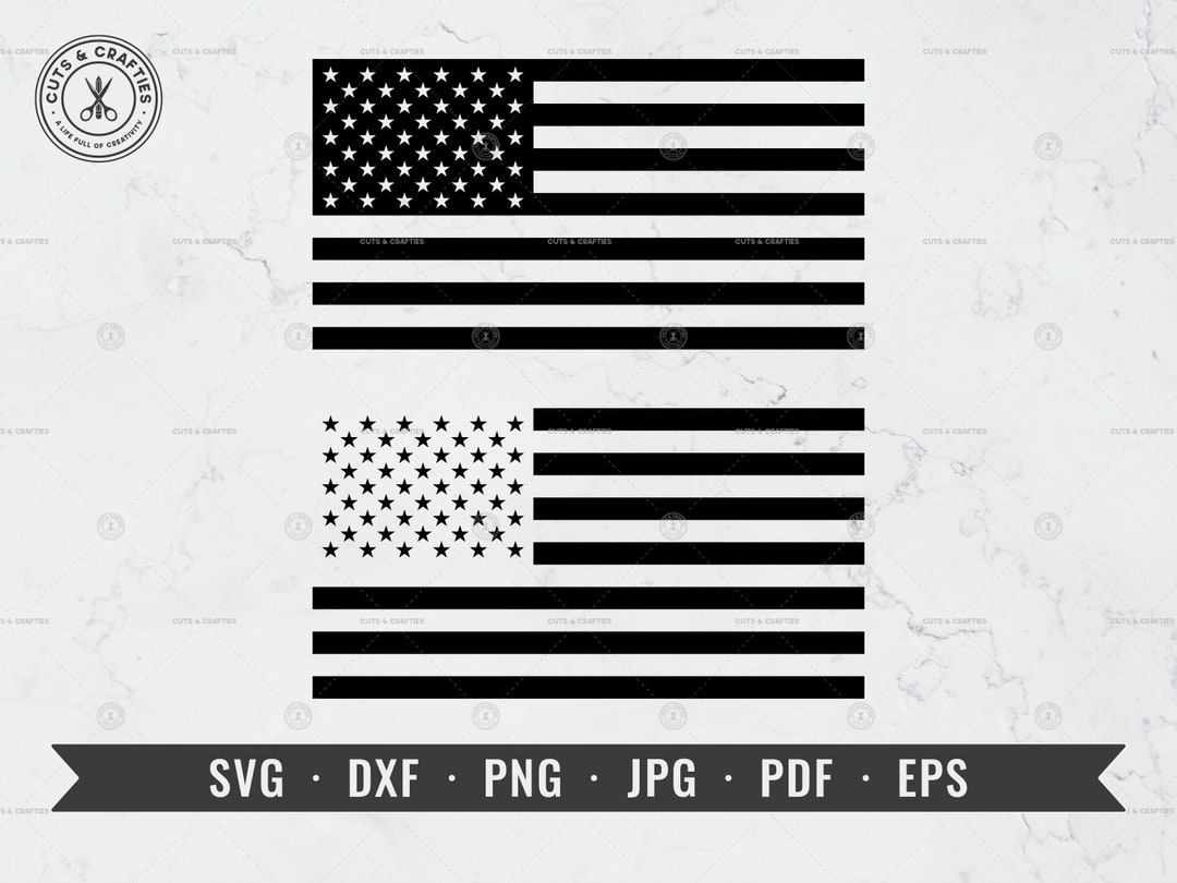 American Flag Svg for Cricut and Silhouette, US Flag Svg, USA Flag Svg ...