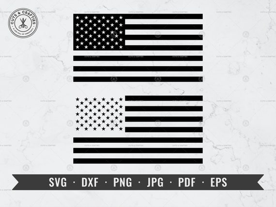 American Flag Svg for Cricut and Silhouette US Flag Svg USA - Etsy
