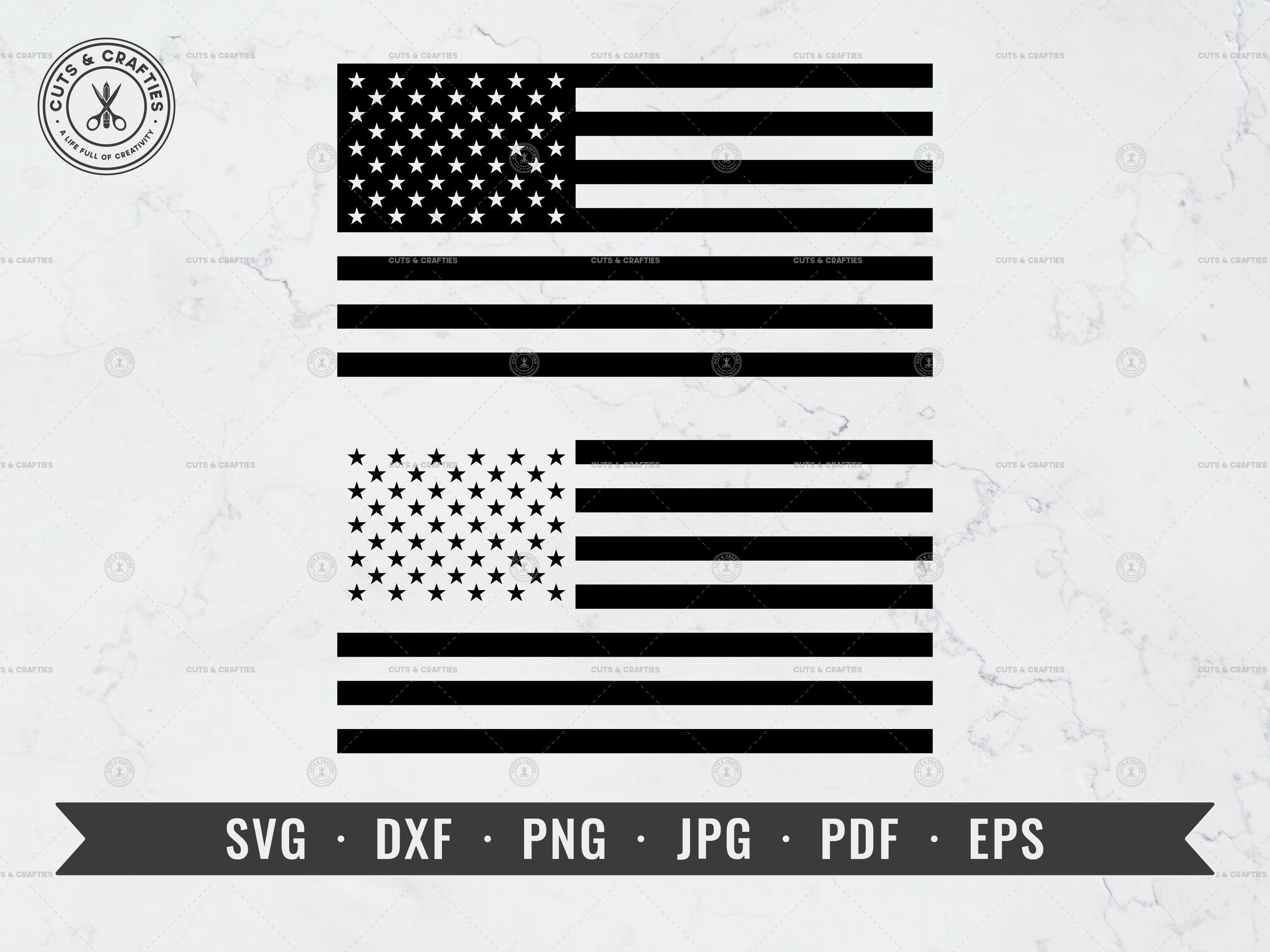 American Flag Svg For Cricut And Silhouette Us Flag Svg Usa Etsy Uk