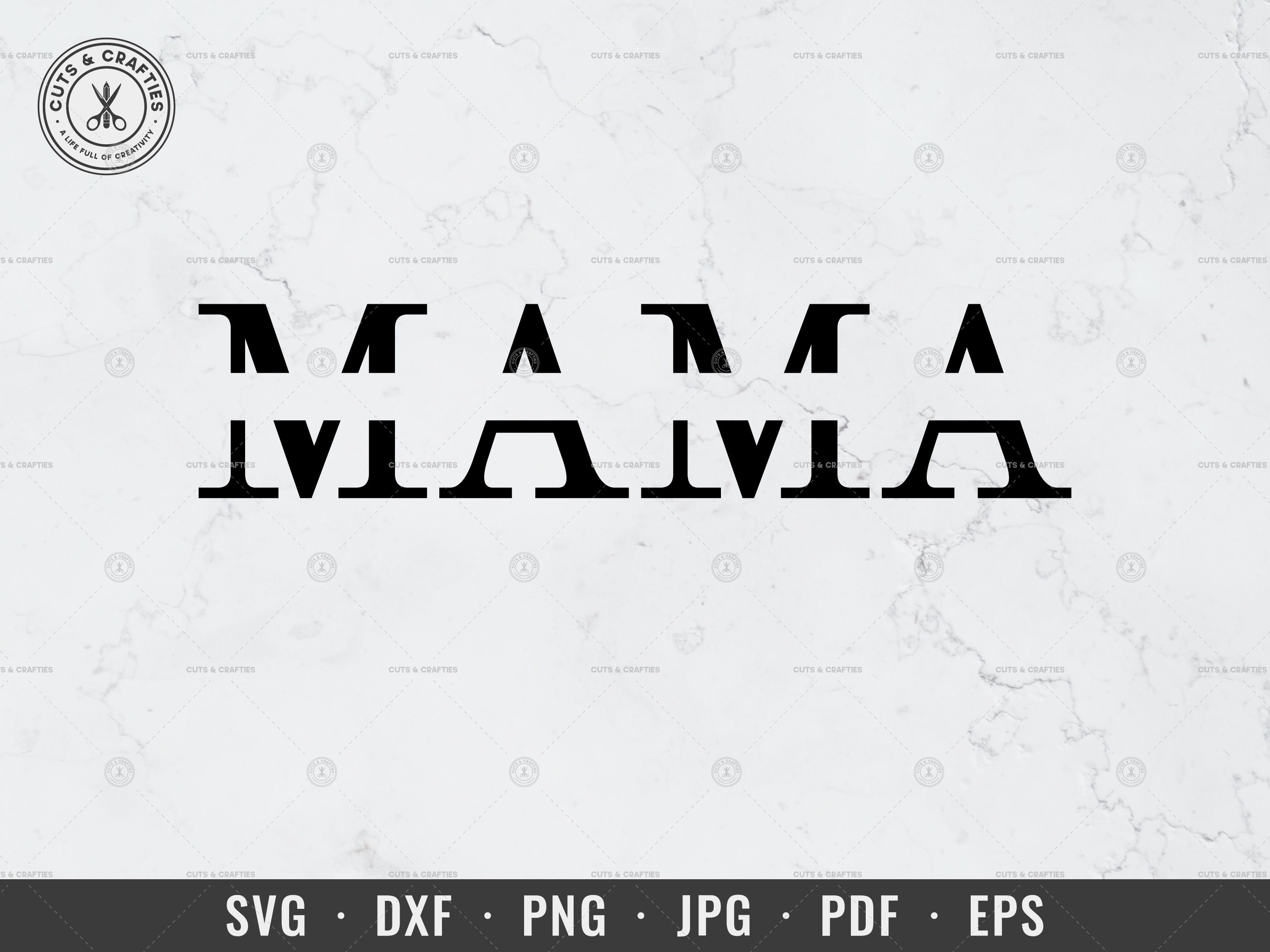 Mama Svg, Mama Split Name Frame Svg, Mom Split Monogram Svg, Mother's ...